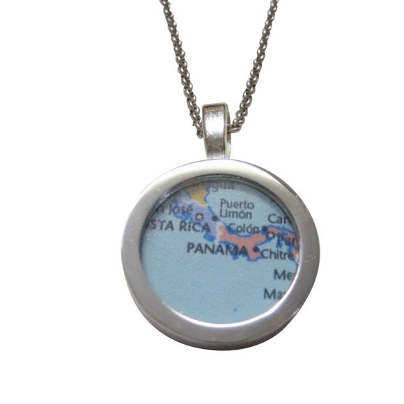 Kiola Designs | Jewelry | Panama Map Pendant Necklace | Poshmark